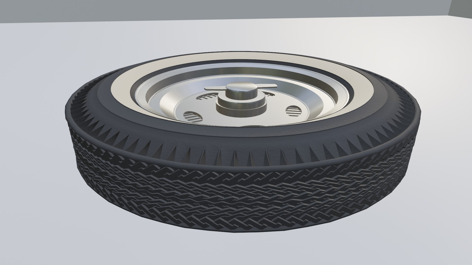3D firestone tire whitewall hot rod model - TurboSquid 1523147