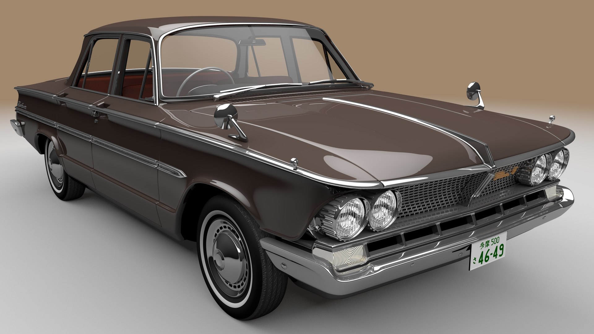 3D gloria nissan prince model - TurboSquid 1523228
