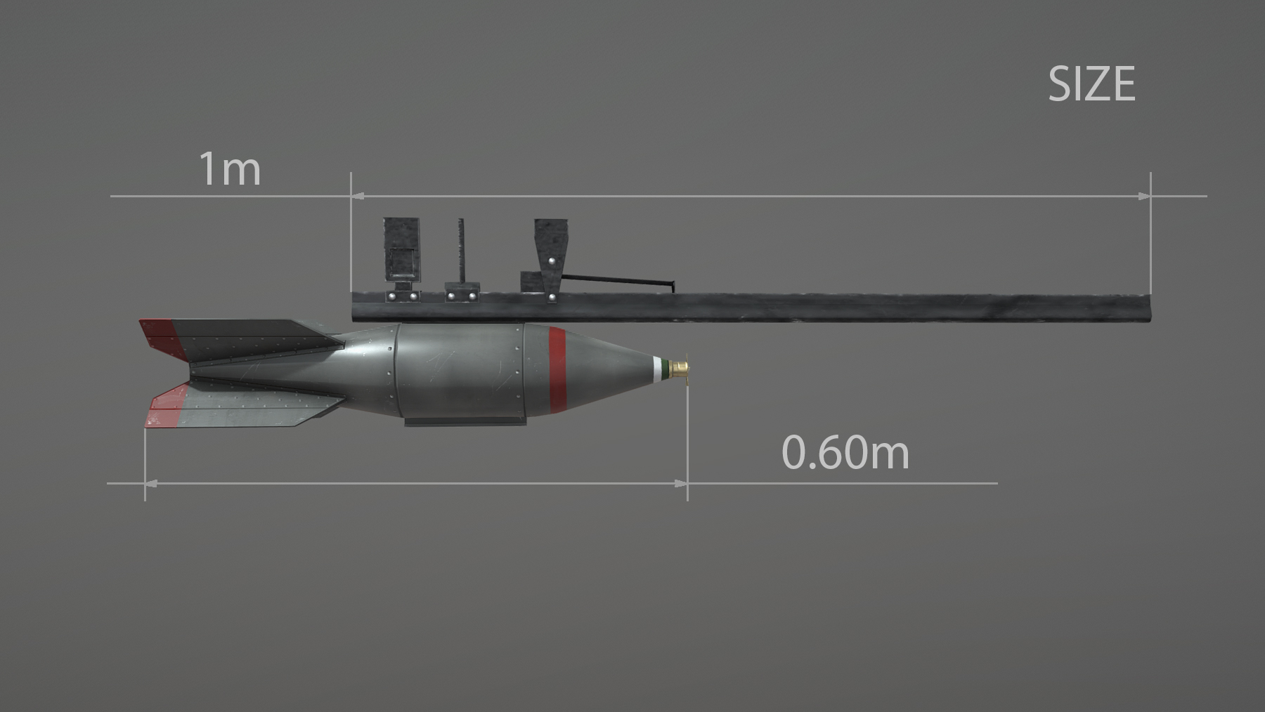 Jp rocket type3 mk28 3D model - TurboSquid 1523235