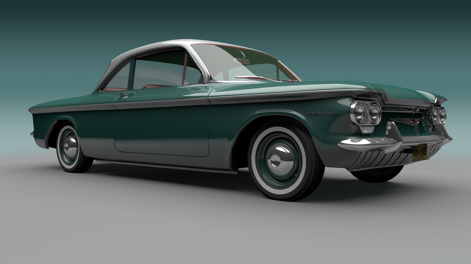 Chevrolet corvair 3D model - TurboSquid 1418381