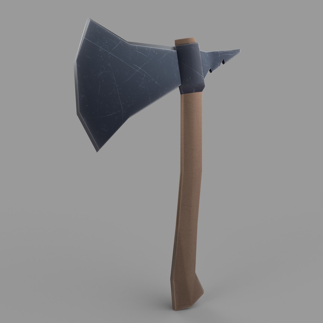 Stylized axe weapon 3D model - TurboSquid 1523281