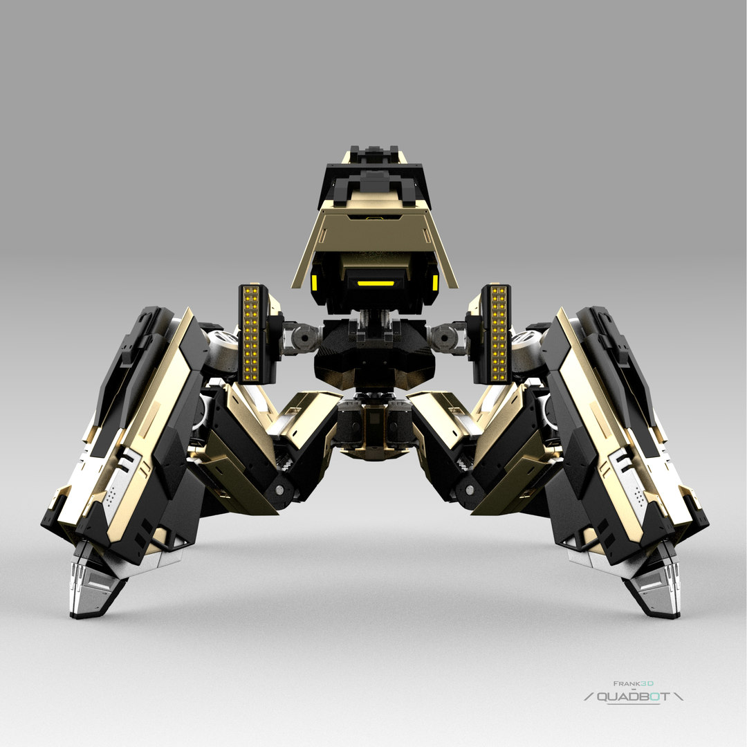 Robot quadbot 3D - TurboSquid 1523287
