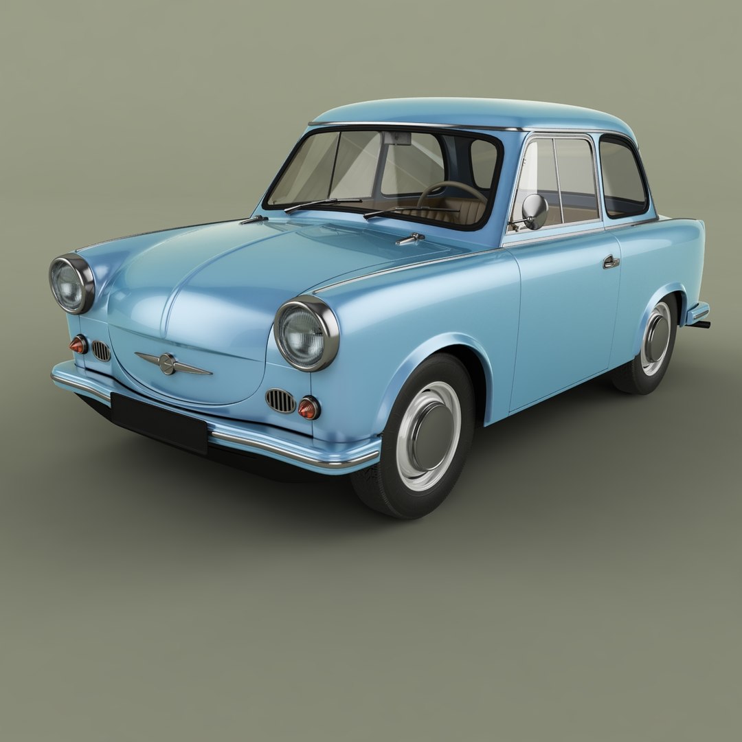 3D 1958 trabant p50 model - TurboSquid 1523441