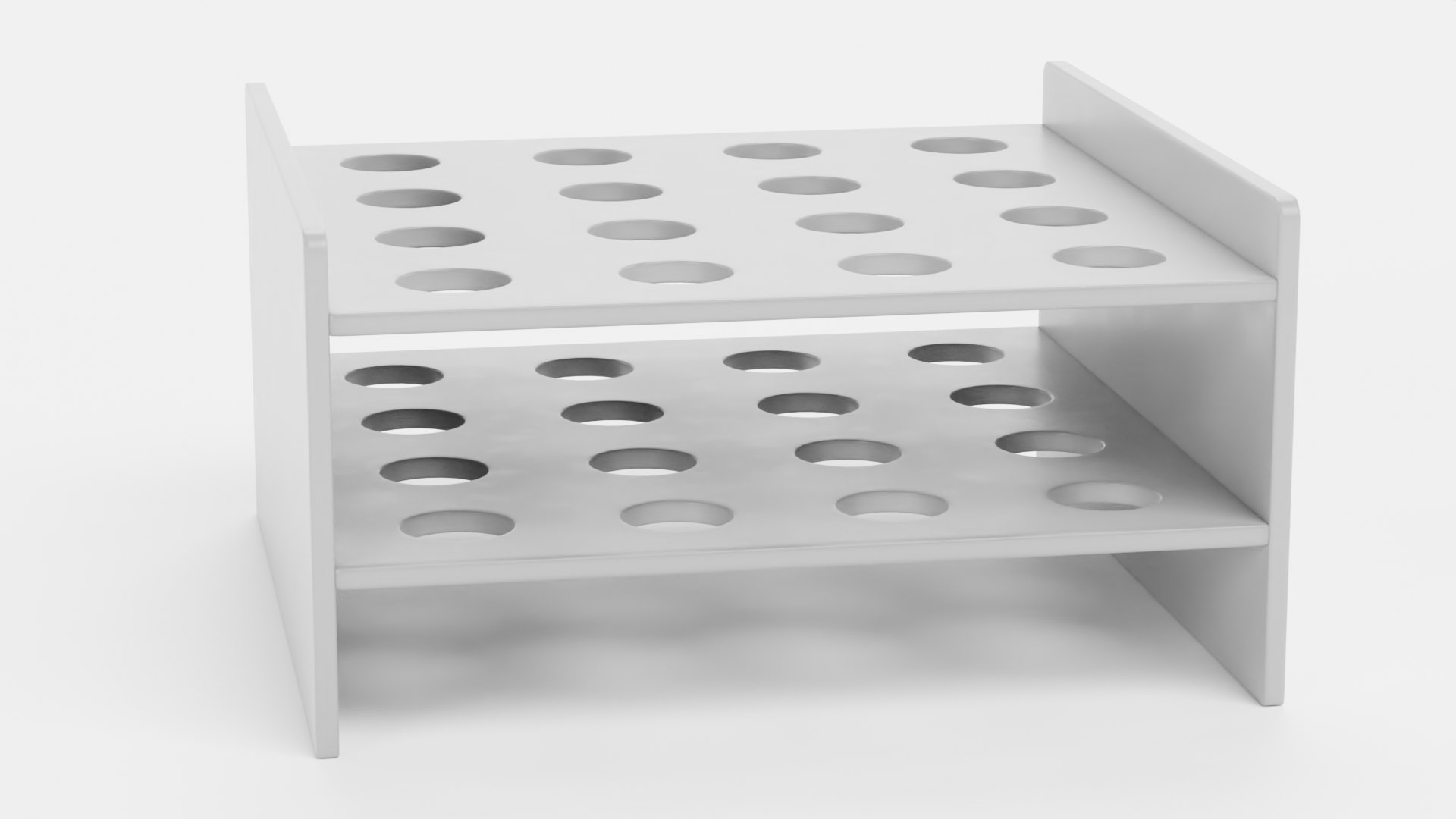 3D model test tubes rack - TurboSquid 1523536