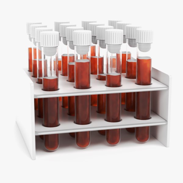 Test tubes blood 3D - TurboSquid 1523542