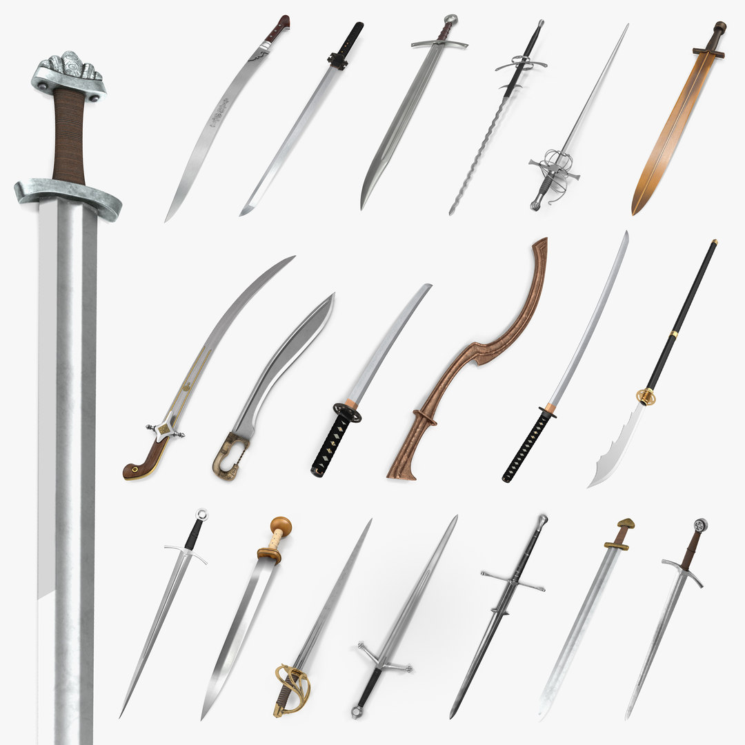 Swords 2 3D model - TurboSquid 1524580