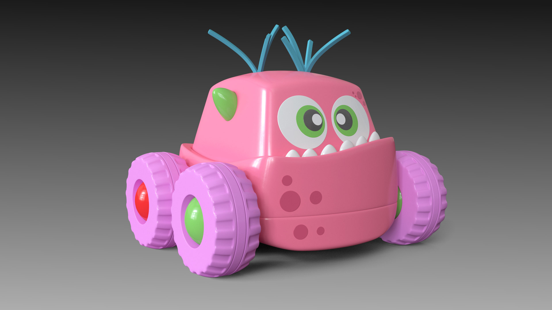 Toy monster car model - TurboSquid 1523753