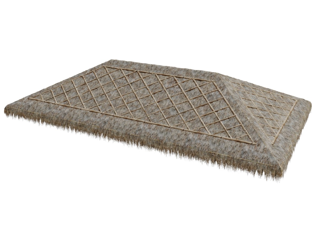 3D thatch roof - TurboSquid 1524326