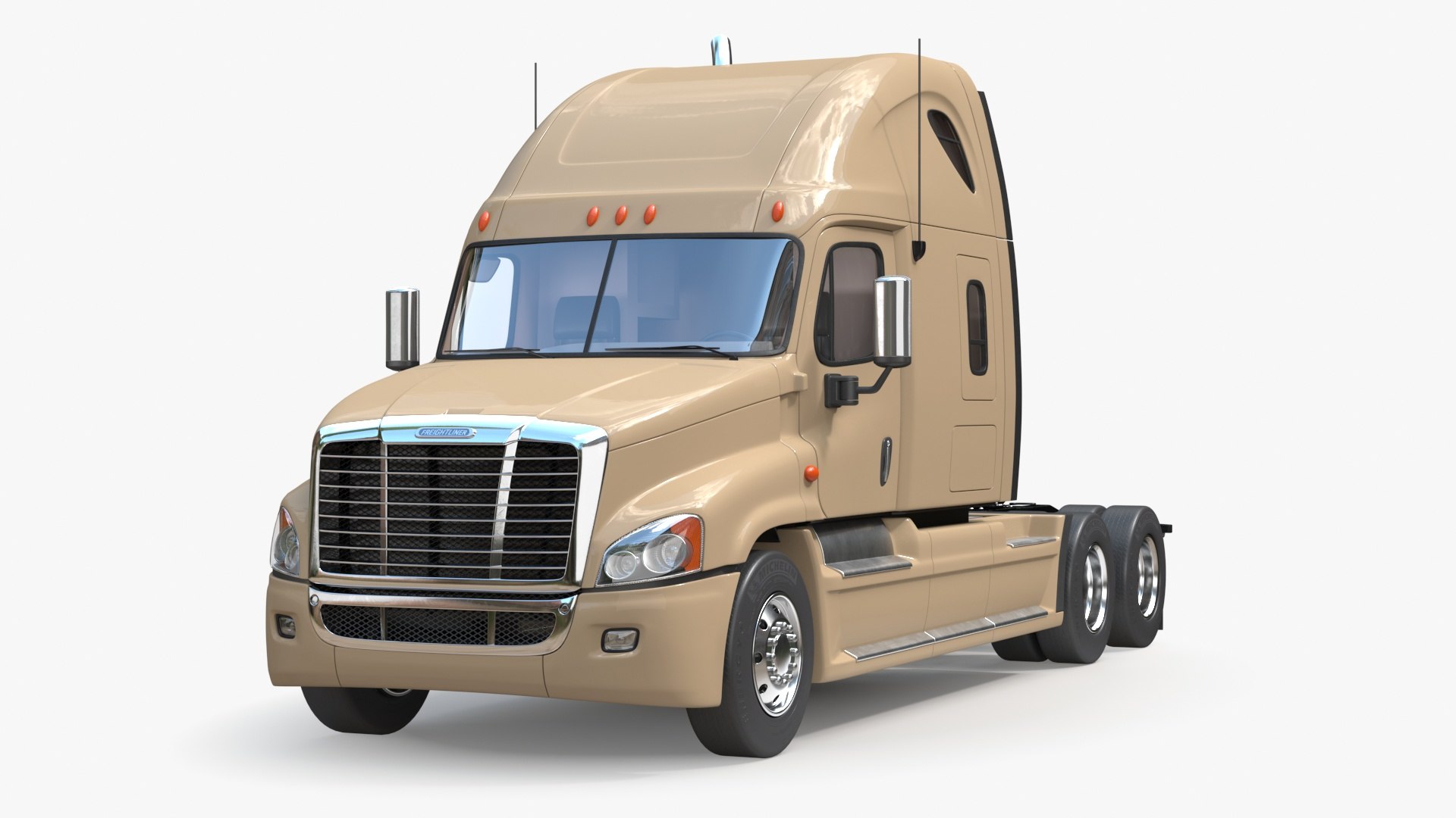 Freightliner cascadia 3D model - TurboSquid 1524403