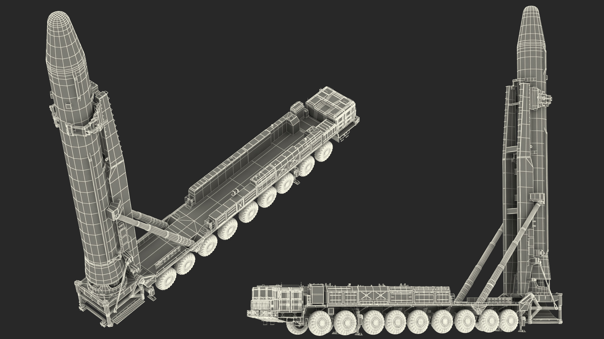 Hwasong-15 transporter erector vehicle 3D - TurboSquid 1524518