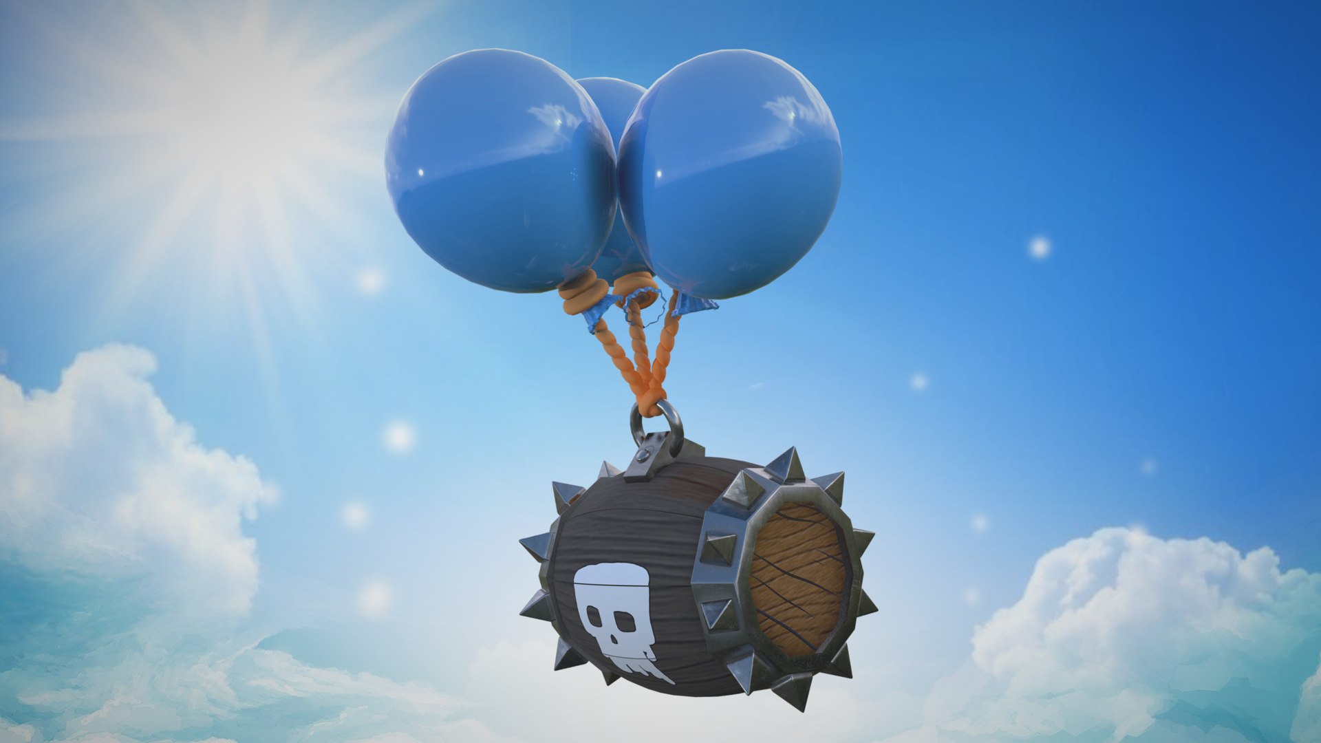 3D skeleton barrel - clash - TurboSquid 1524332