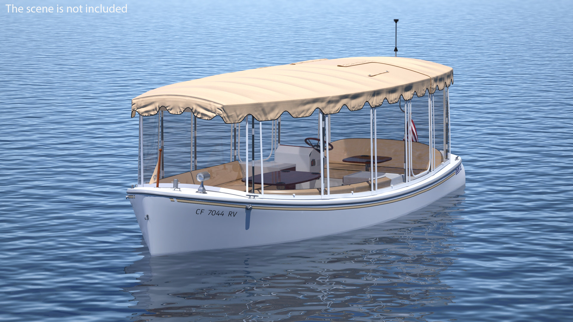 Electric boat duffy 22 3D model - TurboSquid 1524502