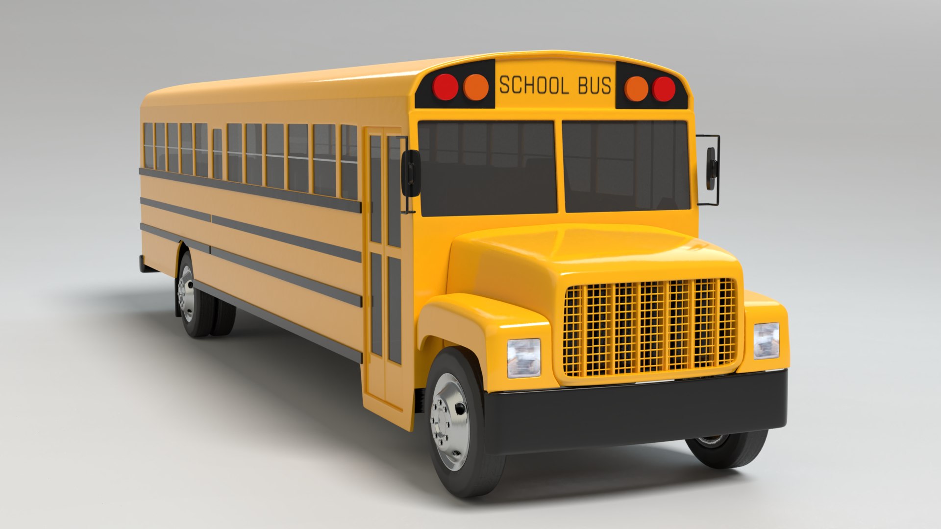 School bus 3D model - TurboSquid 1524469