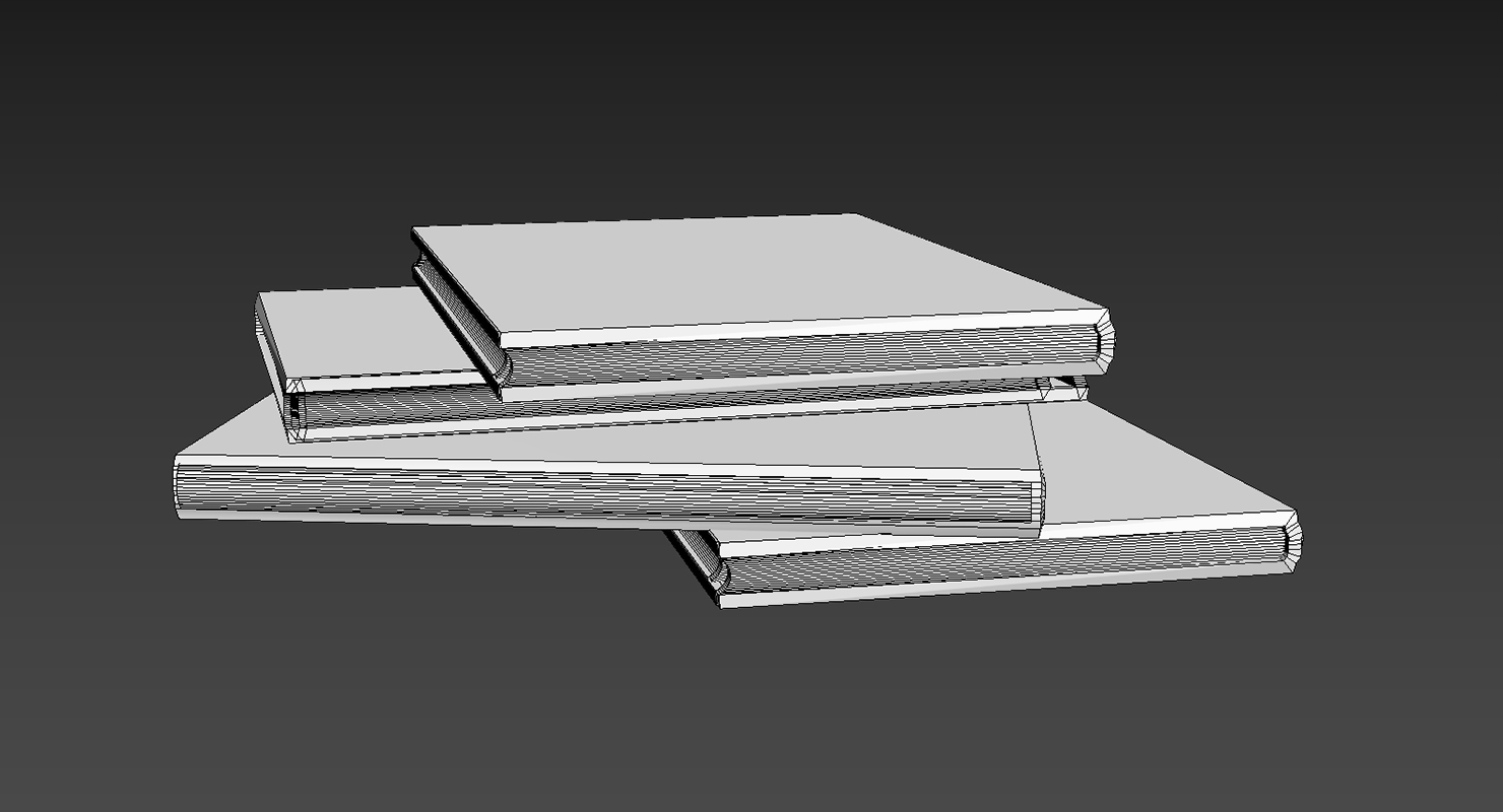 Books pile 3D model - TurboSquid 1524623