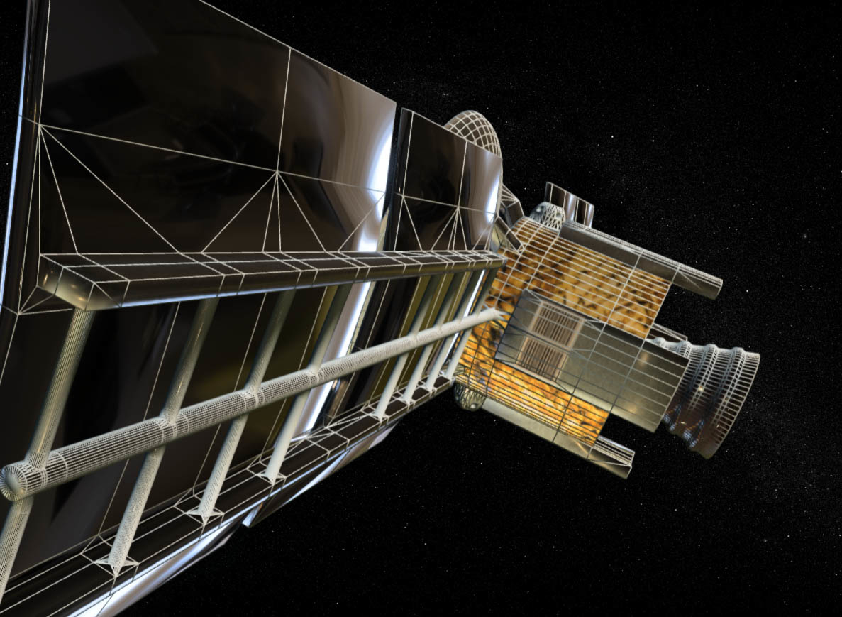 space probe 3d model