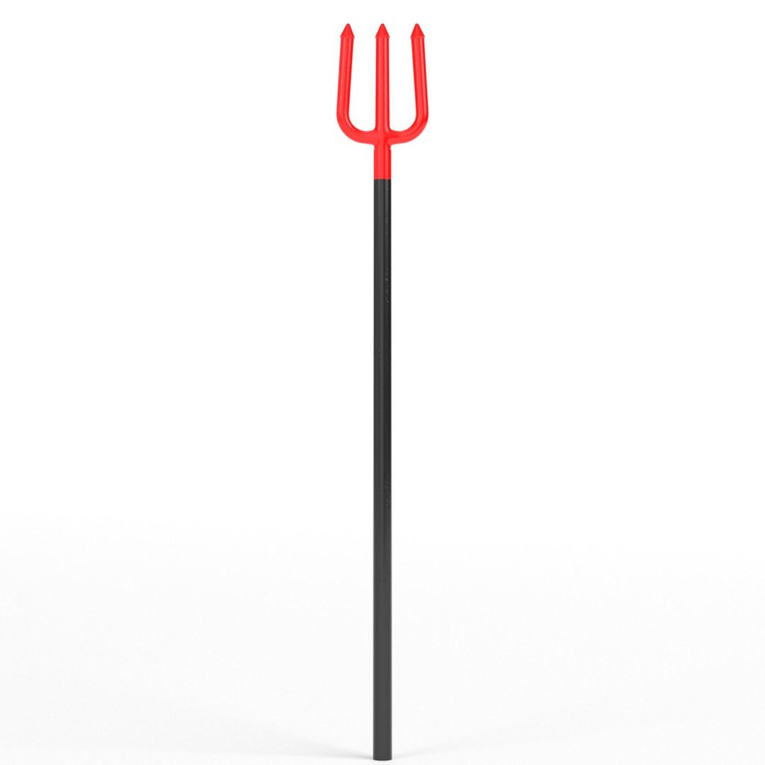 Devil pitchfork toy model - TurboSquid 1524889