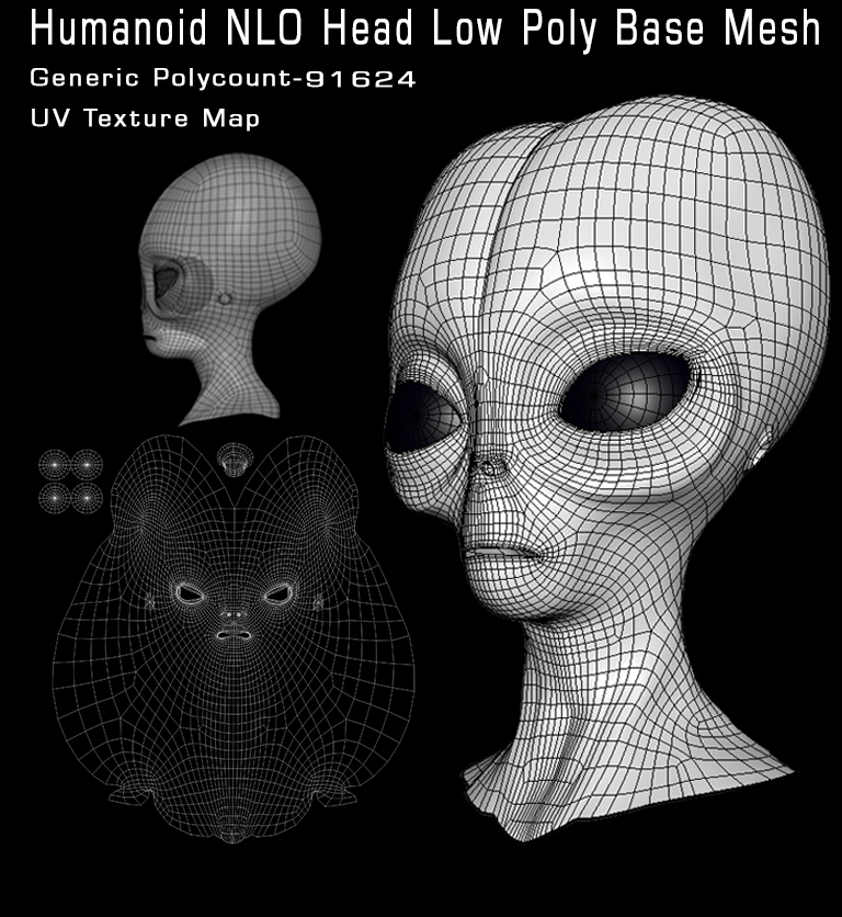 Humanoid head base 3D - TurboSquid 1524962