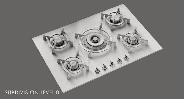 3D realistic hob 1 collections - TurboSquid 1525242