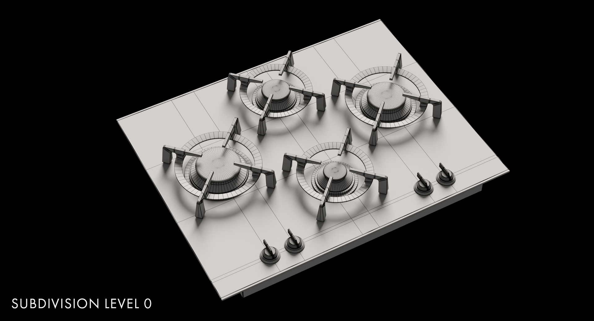 3D realistic hob 1 collections - TurboSquid 1525242