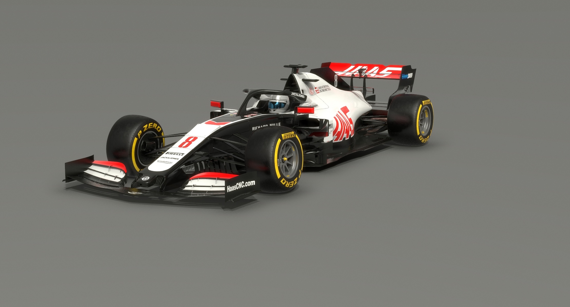 Haas f1 team formula 1 model - TurboSquid 1525381