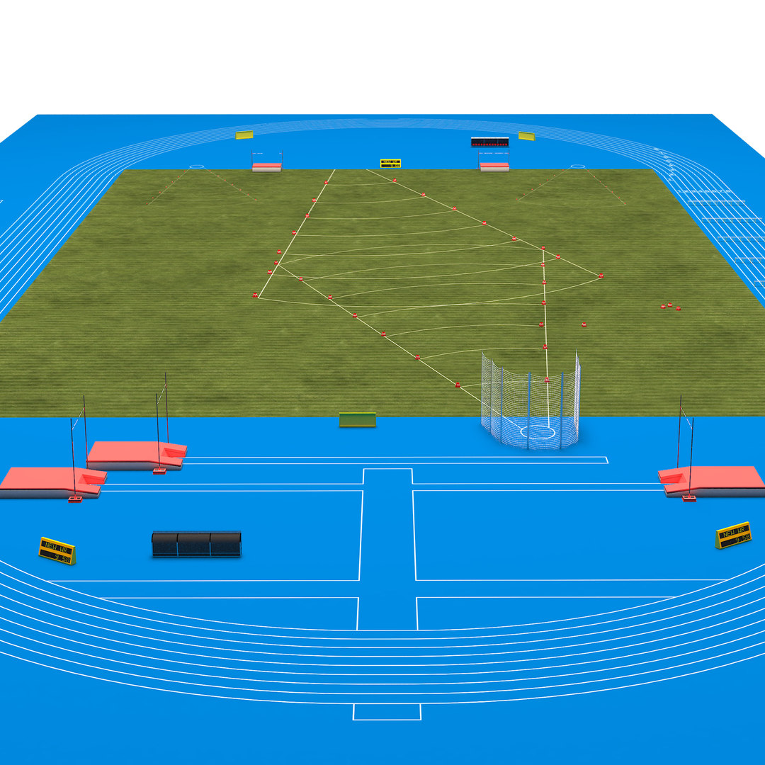 Field track sport model - TurboSquid 1525572