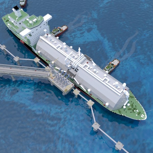 Mooring tanker ship berth 3D - TurboSquid 1525918