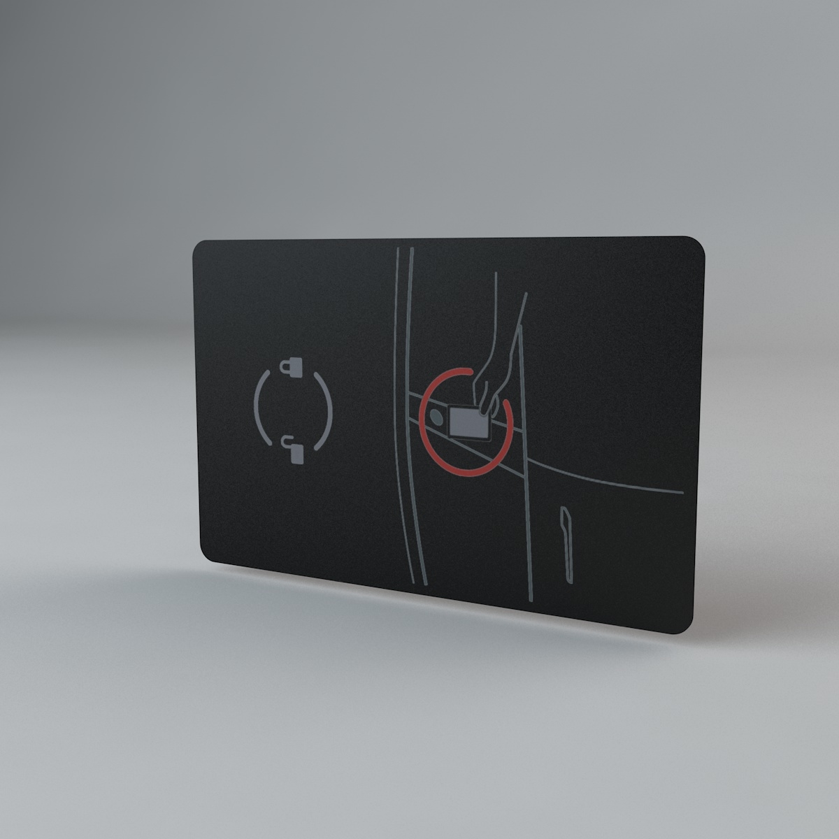 3D tesla key card model - TurboSquid 1526020