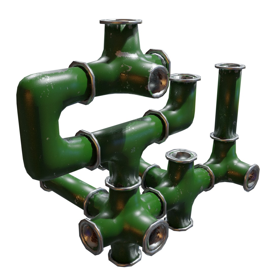 3D pipe ready asset - TurboSquid 1526008