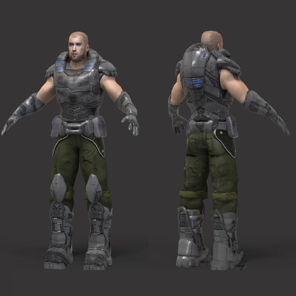 3D model fiction soldier - TurboSquid 1525218
