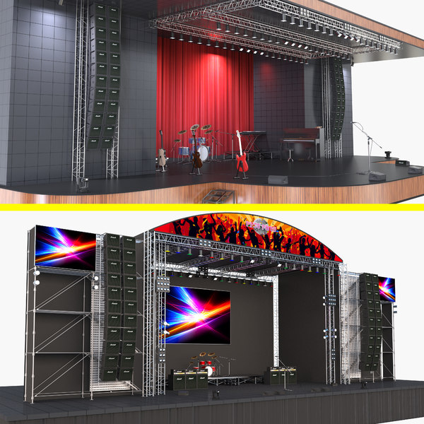 Outdoor Stage 3D Models for Download | TurboSquid