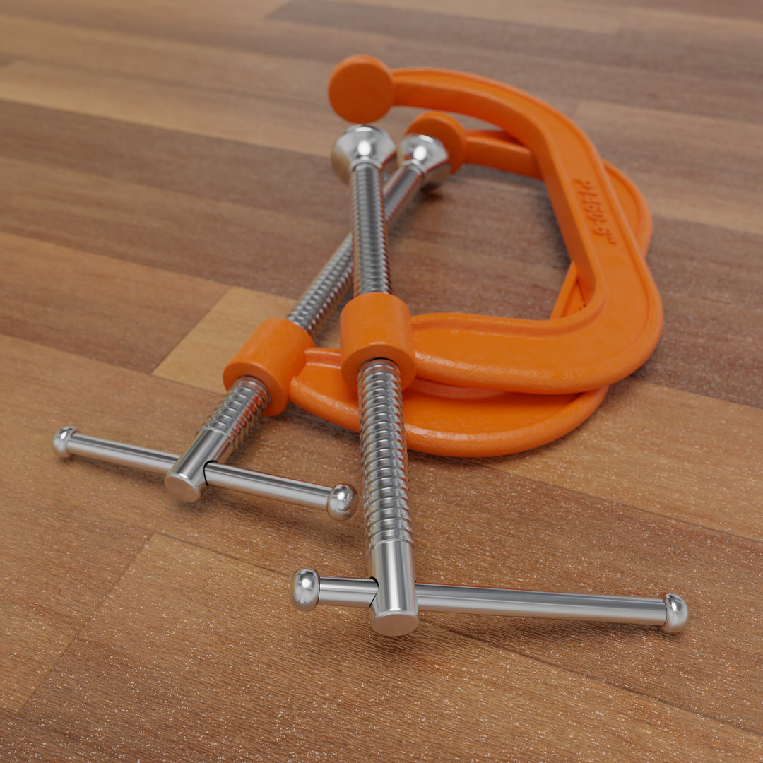 Clamp c-clamp 3D - TurboSquid 1526574