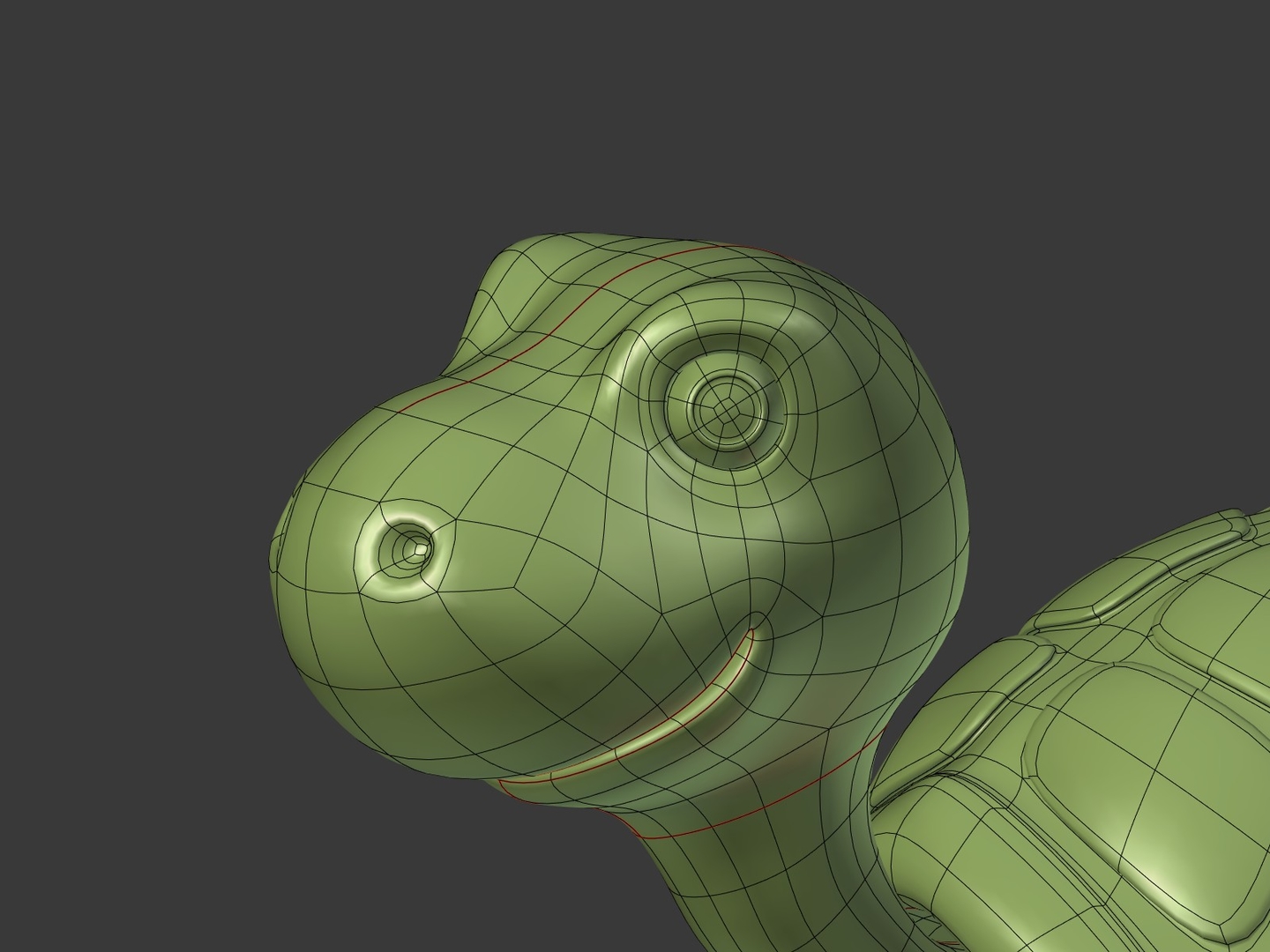 Cartoon turtle 3D model - TurboSquid 1526088