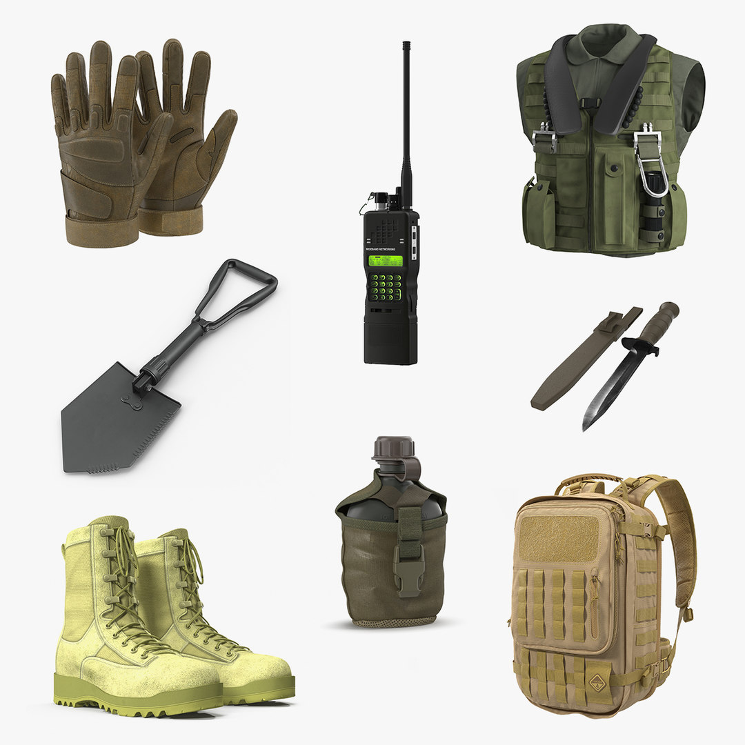 3D military stuff 3 - TurboSquid 1527173