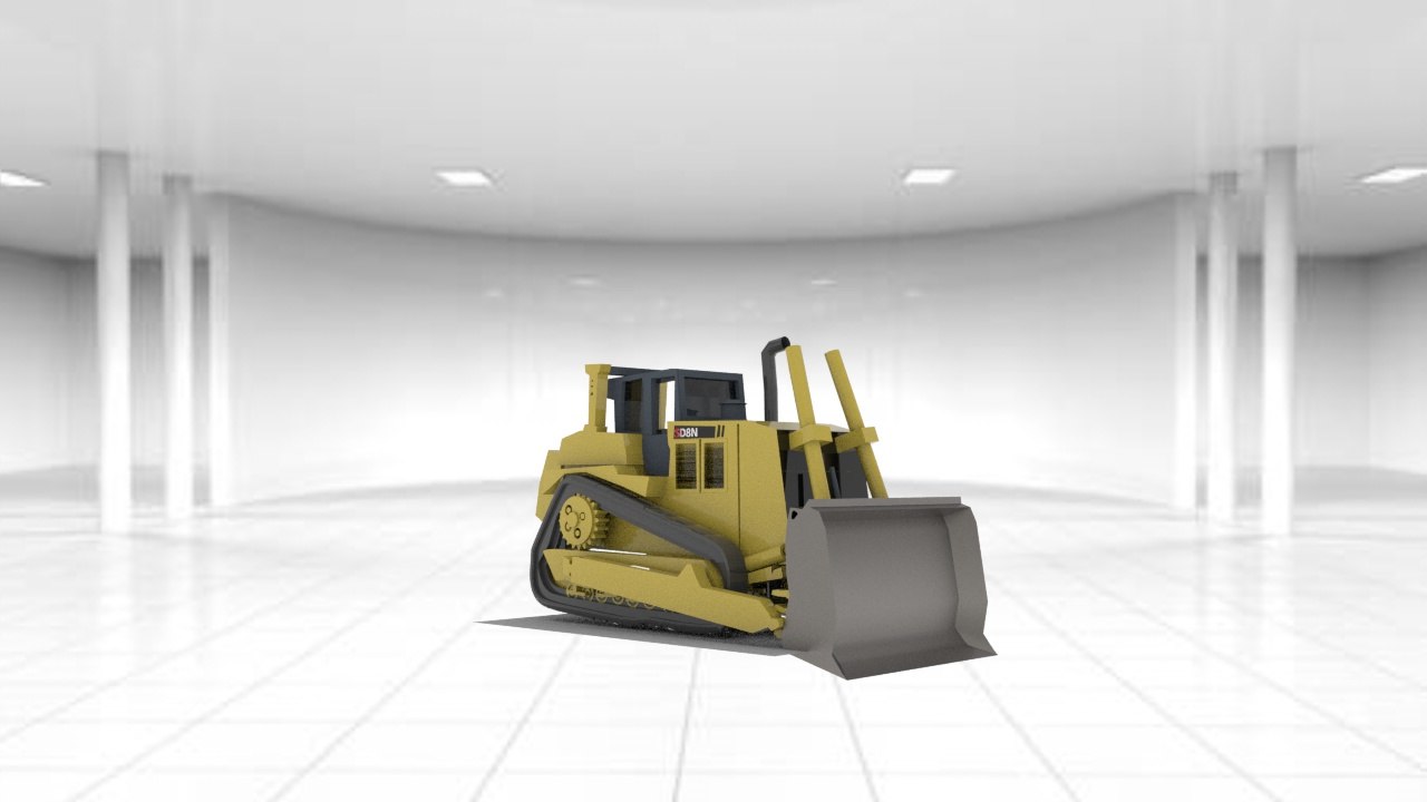 3D model bulldozer - TurboSquid 1527599