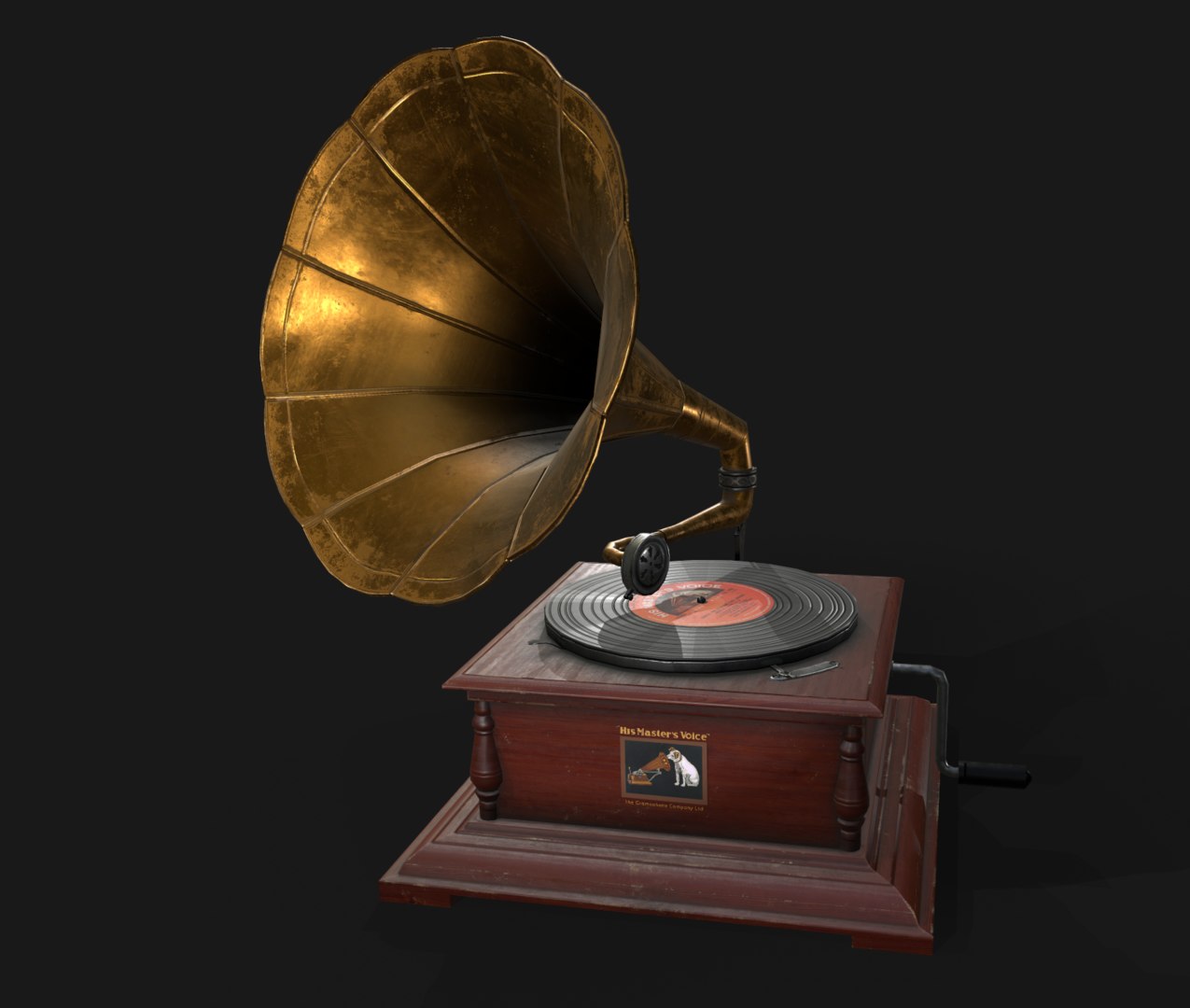 3D master gramophone - TurboSquid 1527633