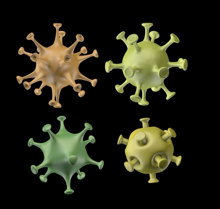 3D model virus pack - TurboSquid 1527660