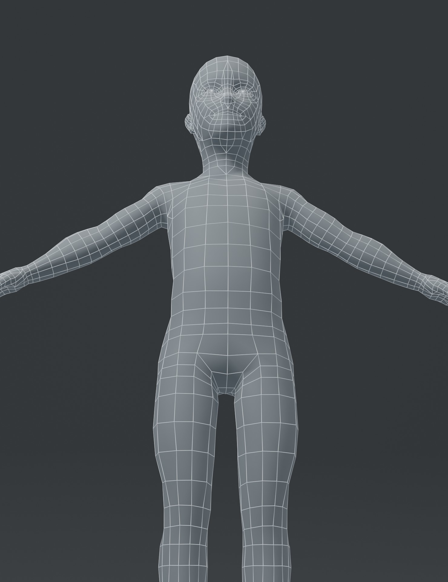 Boy kid child body model - TurboSquid 1528661