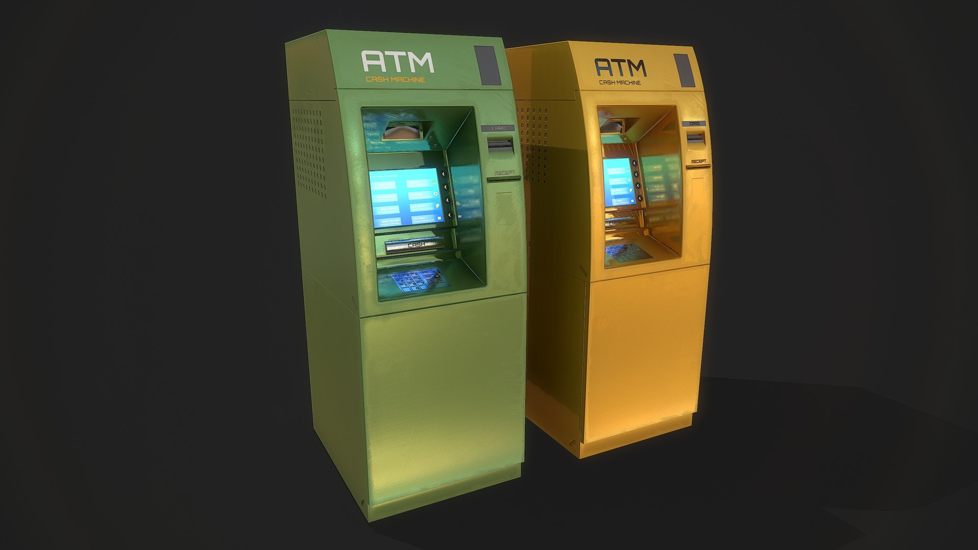 ATM cash machine 3D-Modell - TurboSquid 1527812
