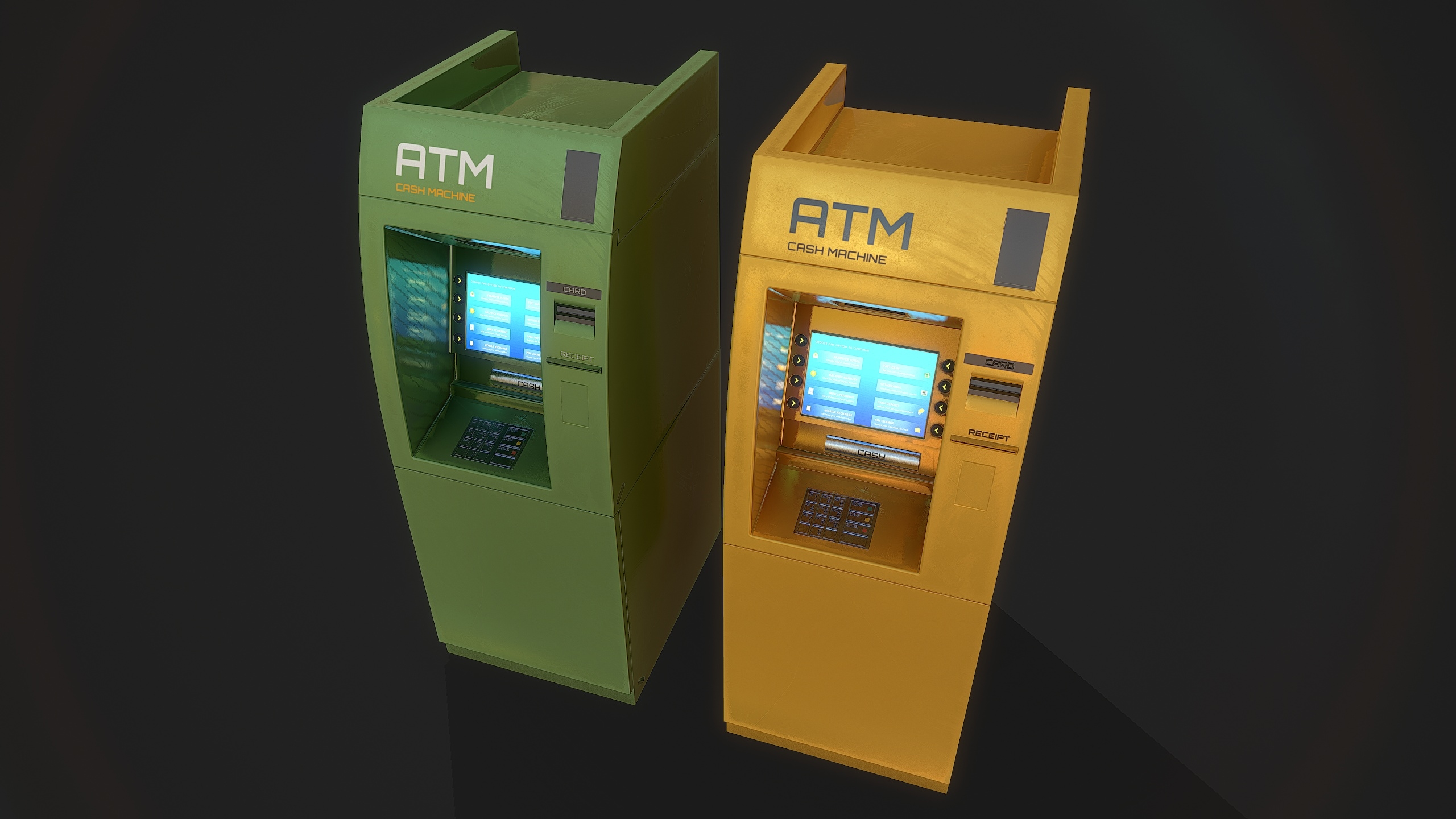 modèle 3D de Distributeur automatique de billets - TurboSquid 1527812