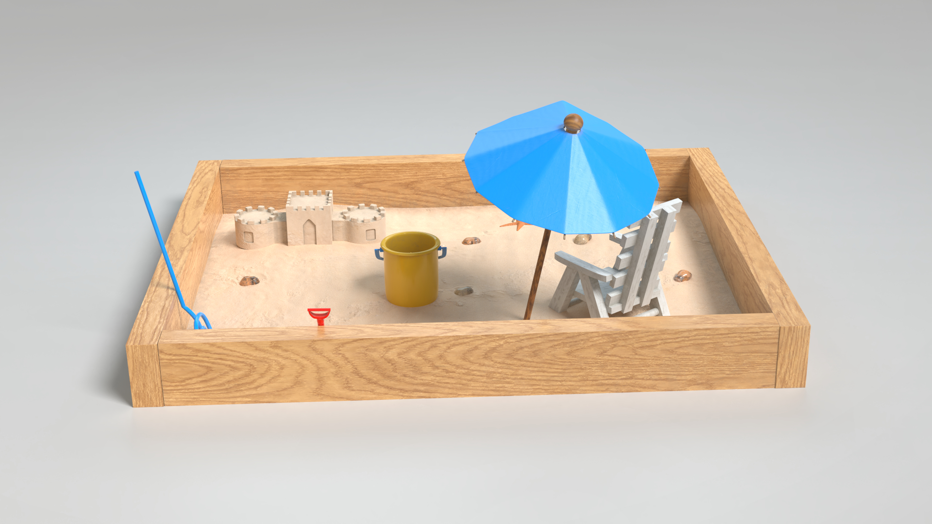 Sandbox pbr 3D model - TurboSquid 1527849