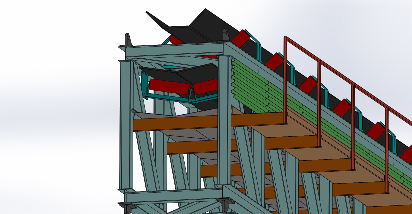 3d Model Conveyor Belt Turbosquid 1527783