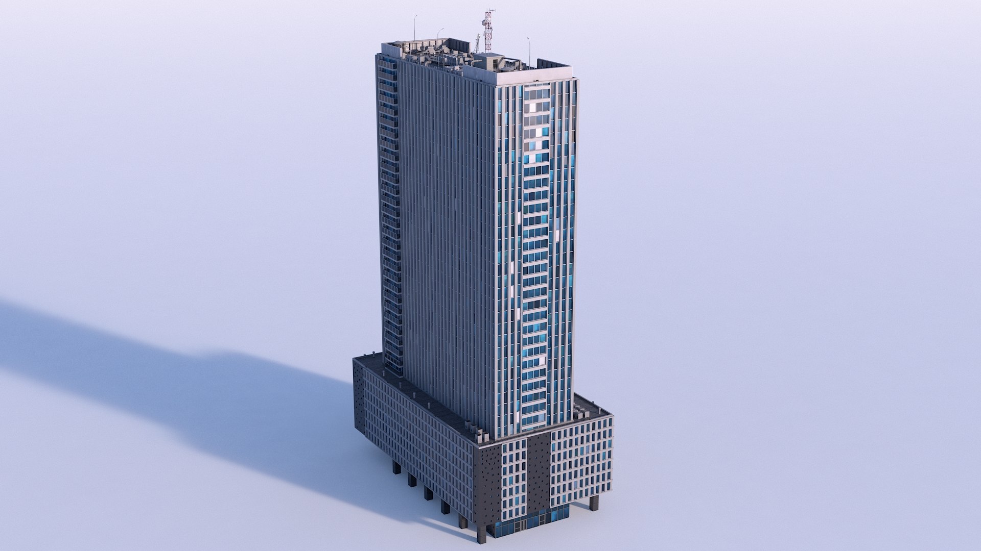 3D model skyscraper building 16 - TurboSquid 1527910