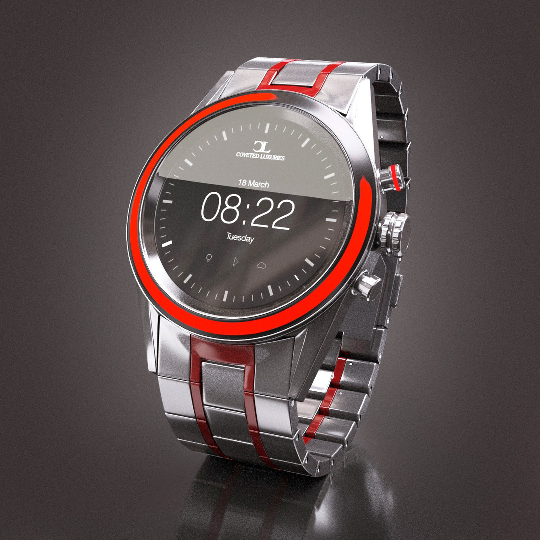 Smartwatch design 3D - TurboSquid 1528208