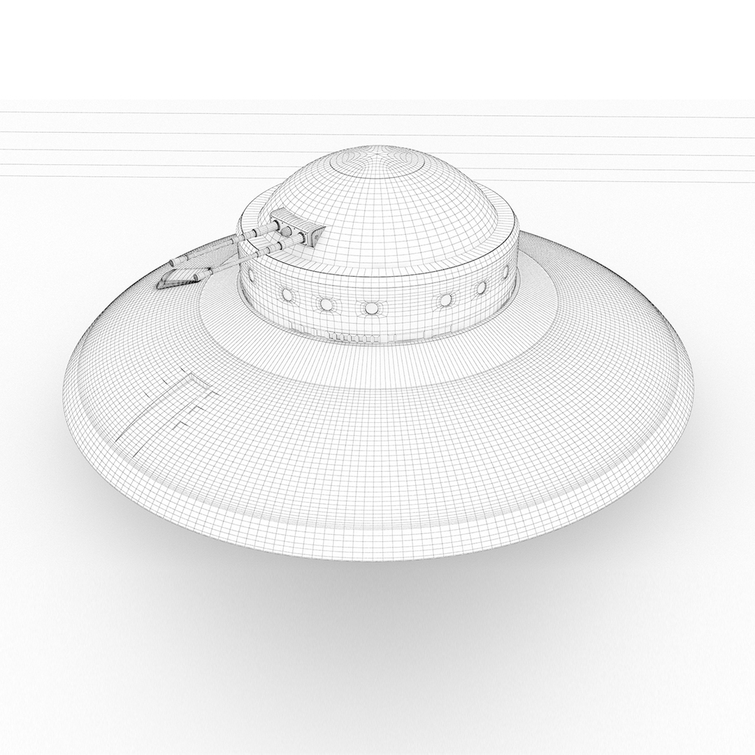3D nazi ufo haunebu 2 - TurboSquid 1528218