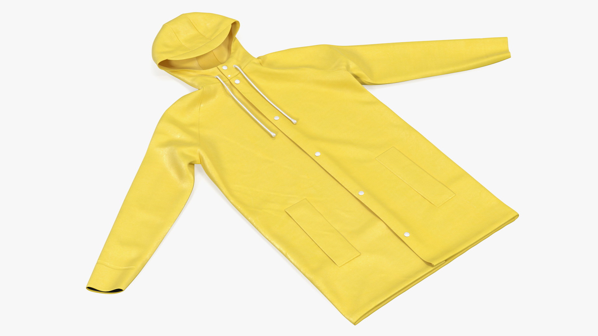 3D folded raincoat jacket rain model - TurboSquid 1528489