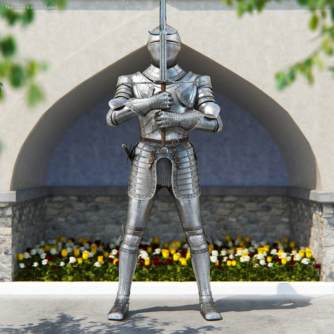 Medieval knight plate armor 3D - TurboSquid 1528494