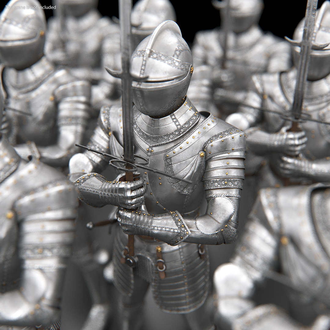 Medieval knight plate armor 3D - TurboSquid 1528494