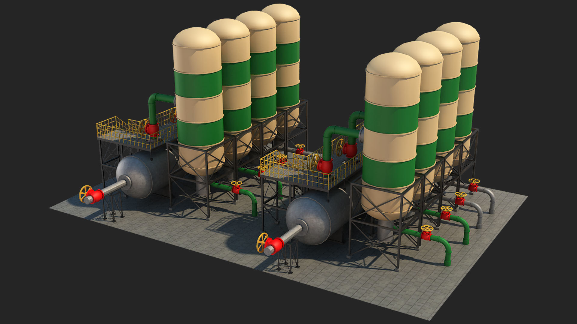 Industrial silo 4 3D - TurboSquid 1528444