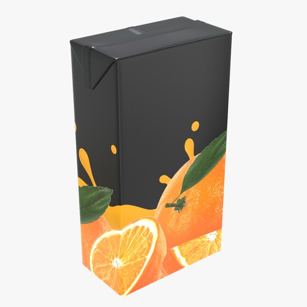modèle 3D de Juice cardboard box packaging 2000ml - TurboSquid 1528436