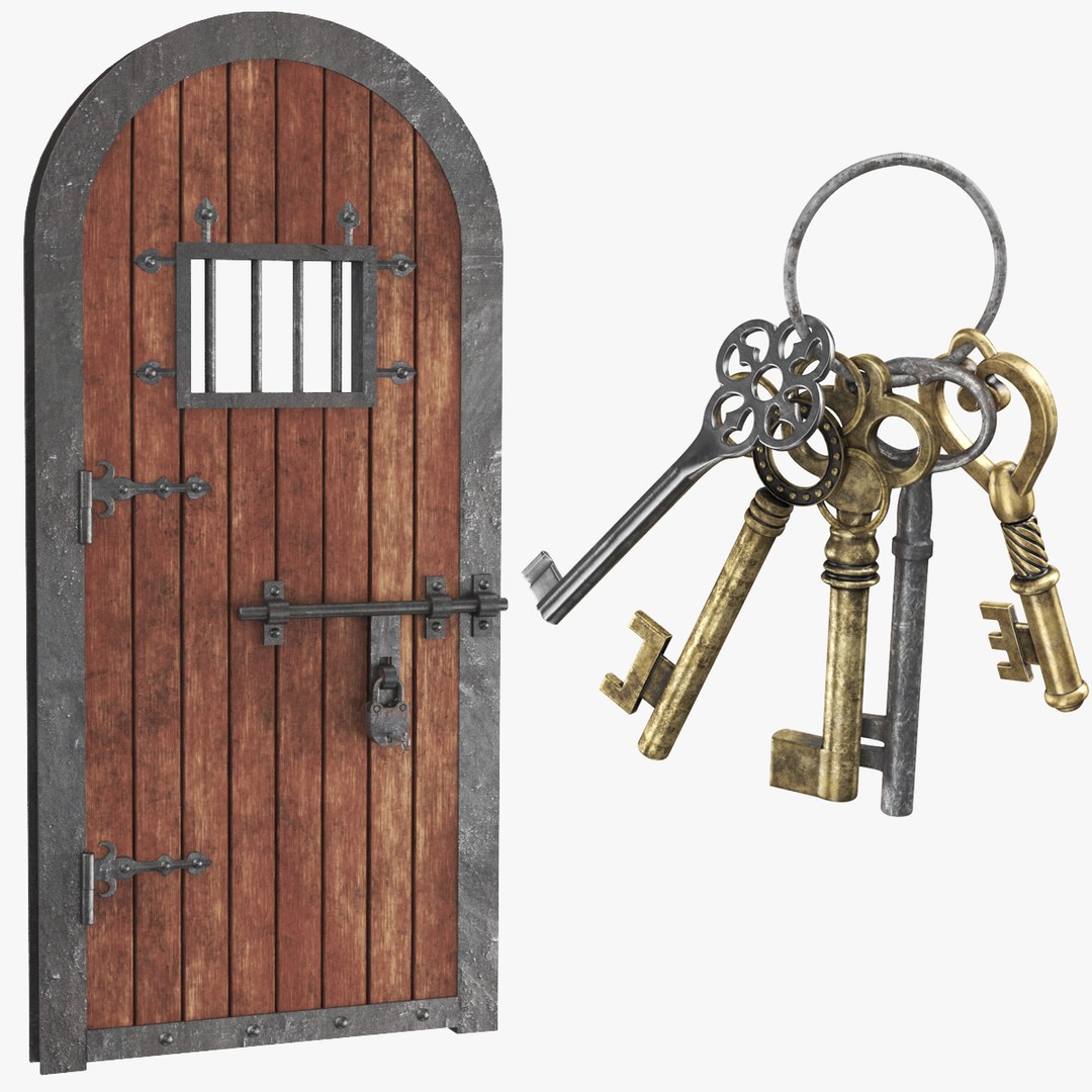 3D model real old door keys - TurboSquid 1528660